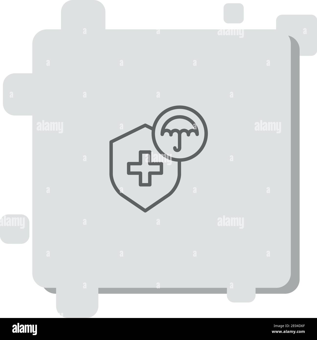 medical insurance vector icon modern simple vector illustration Stock ...