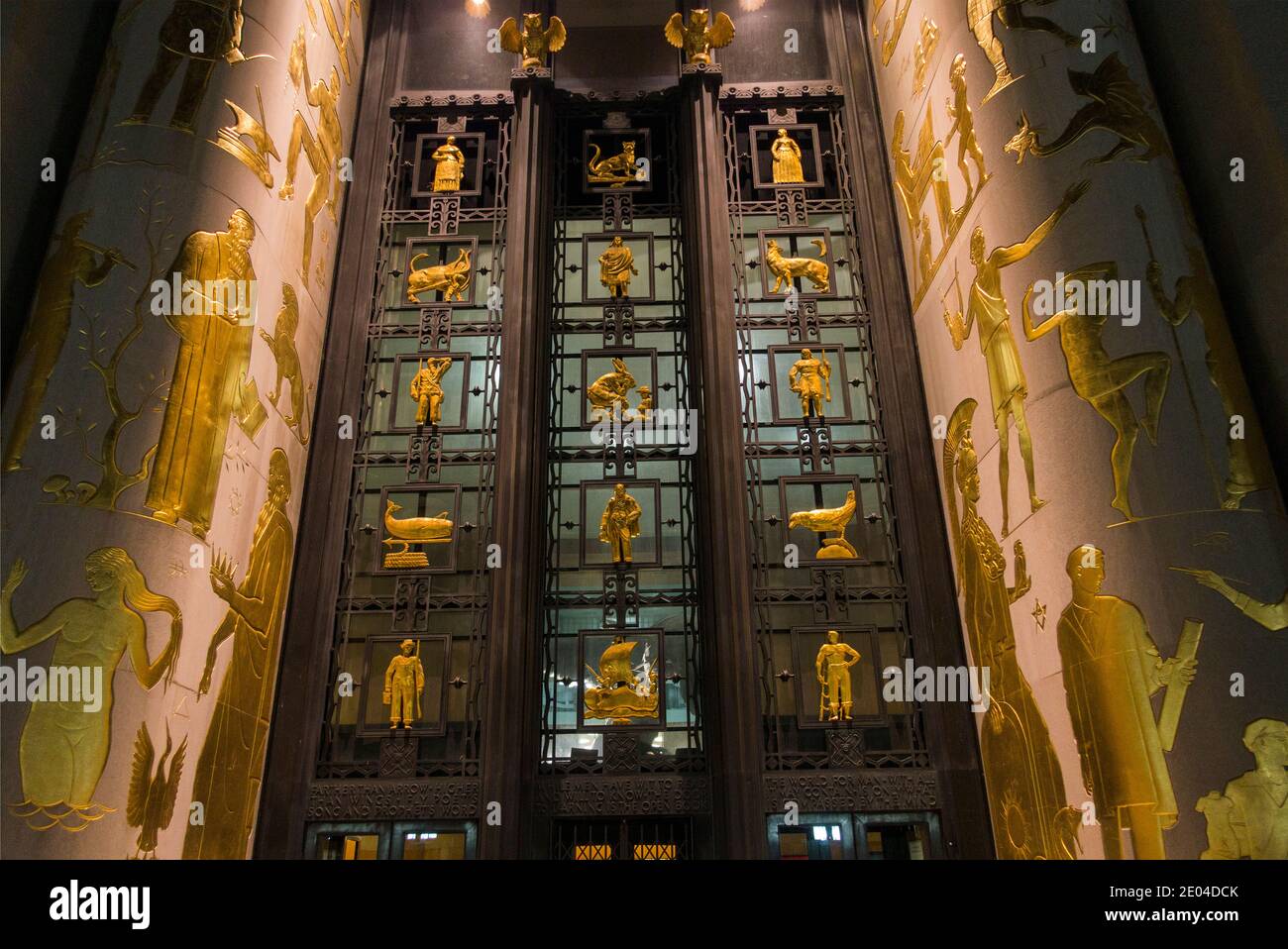 front doors of the Brooklyn Public Library main branch grand army plaza ...