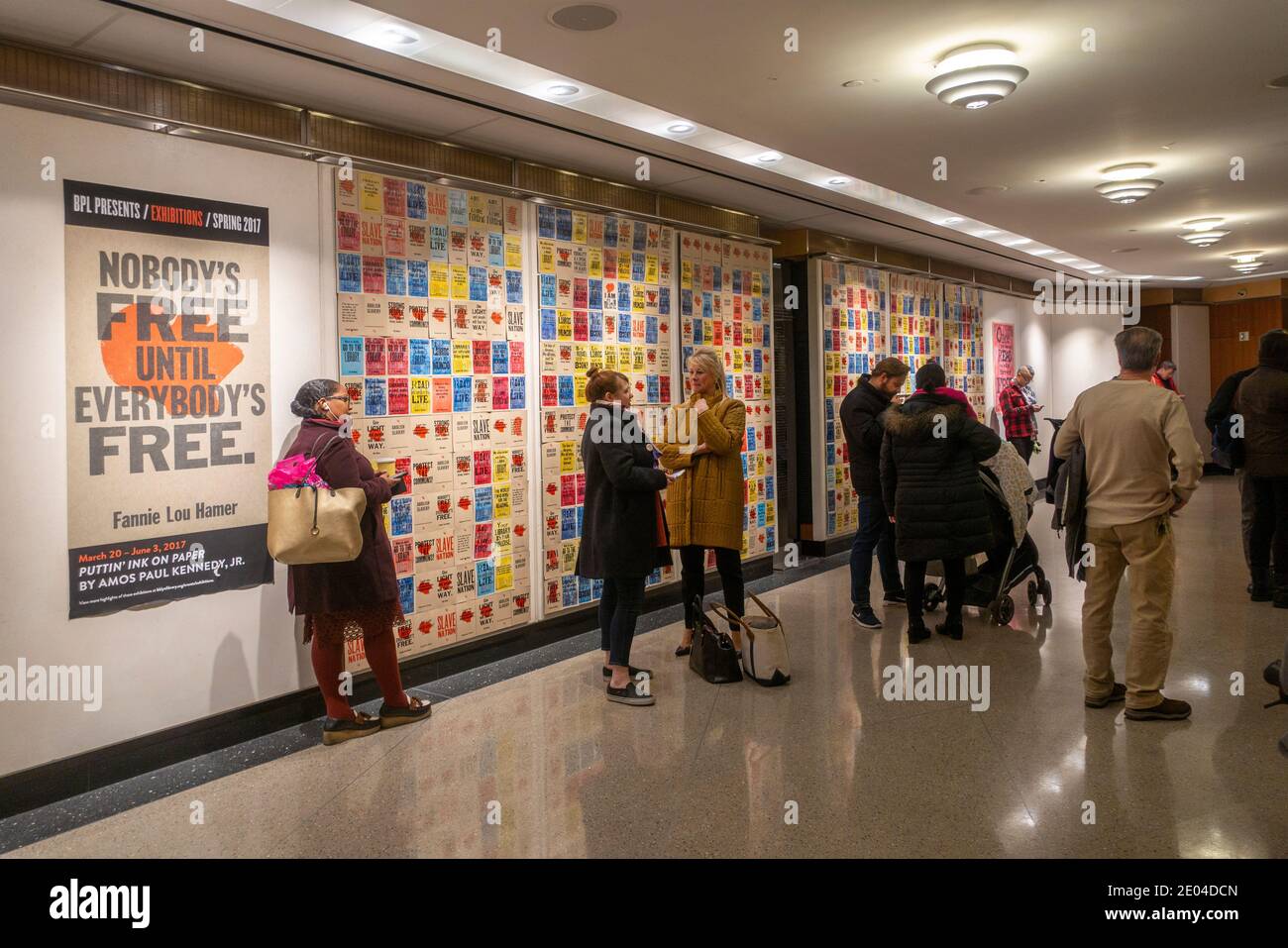 art exhibit at the Brooklyn Public Library main branch crown heights ...