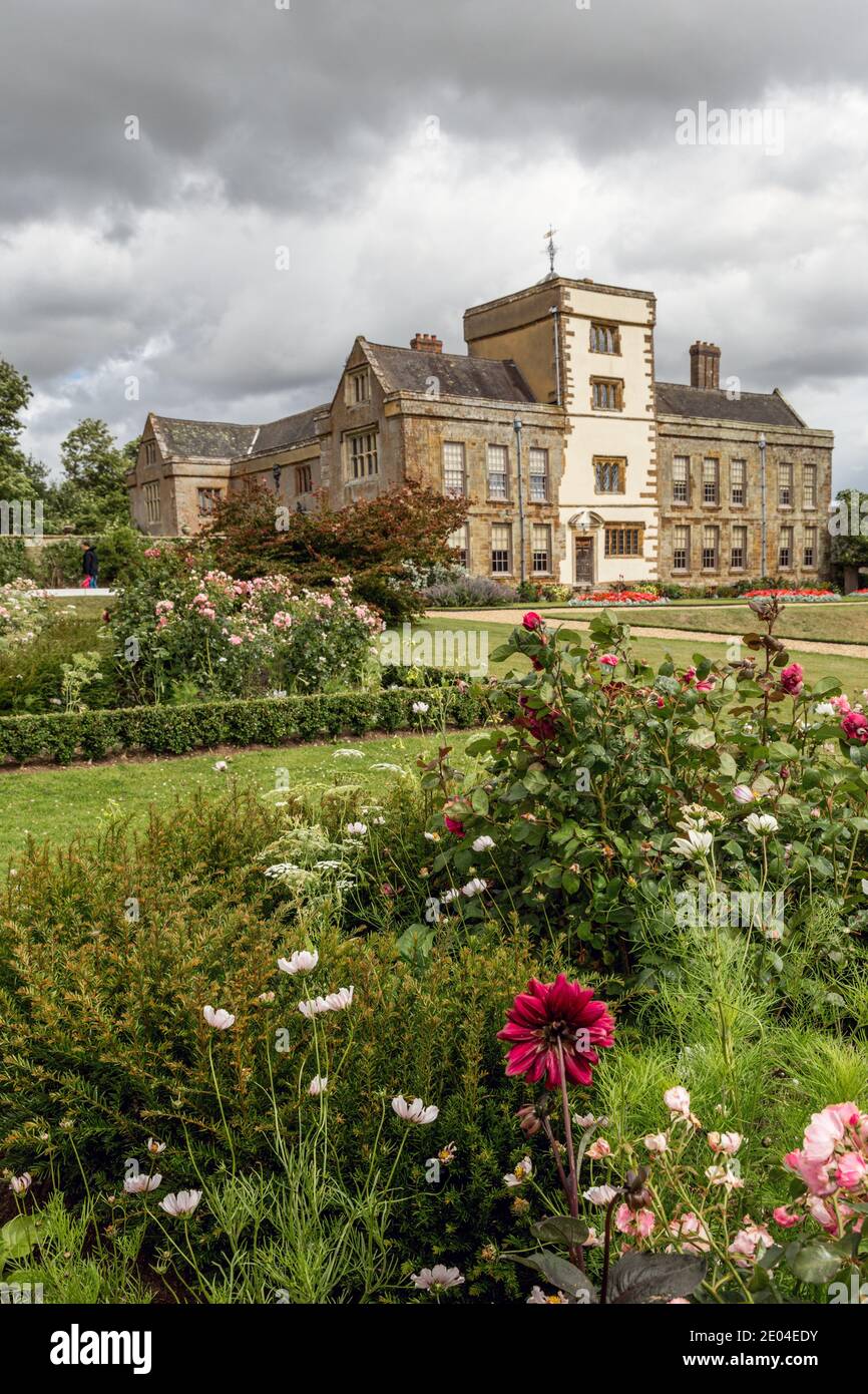 The house and gardens of Canons Ashby, an Elizabethan manor house ...