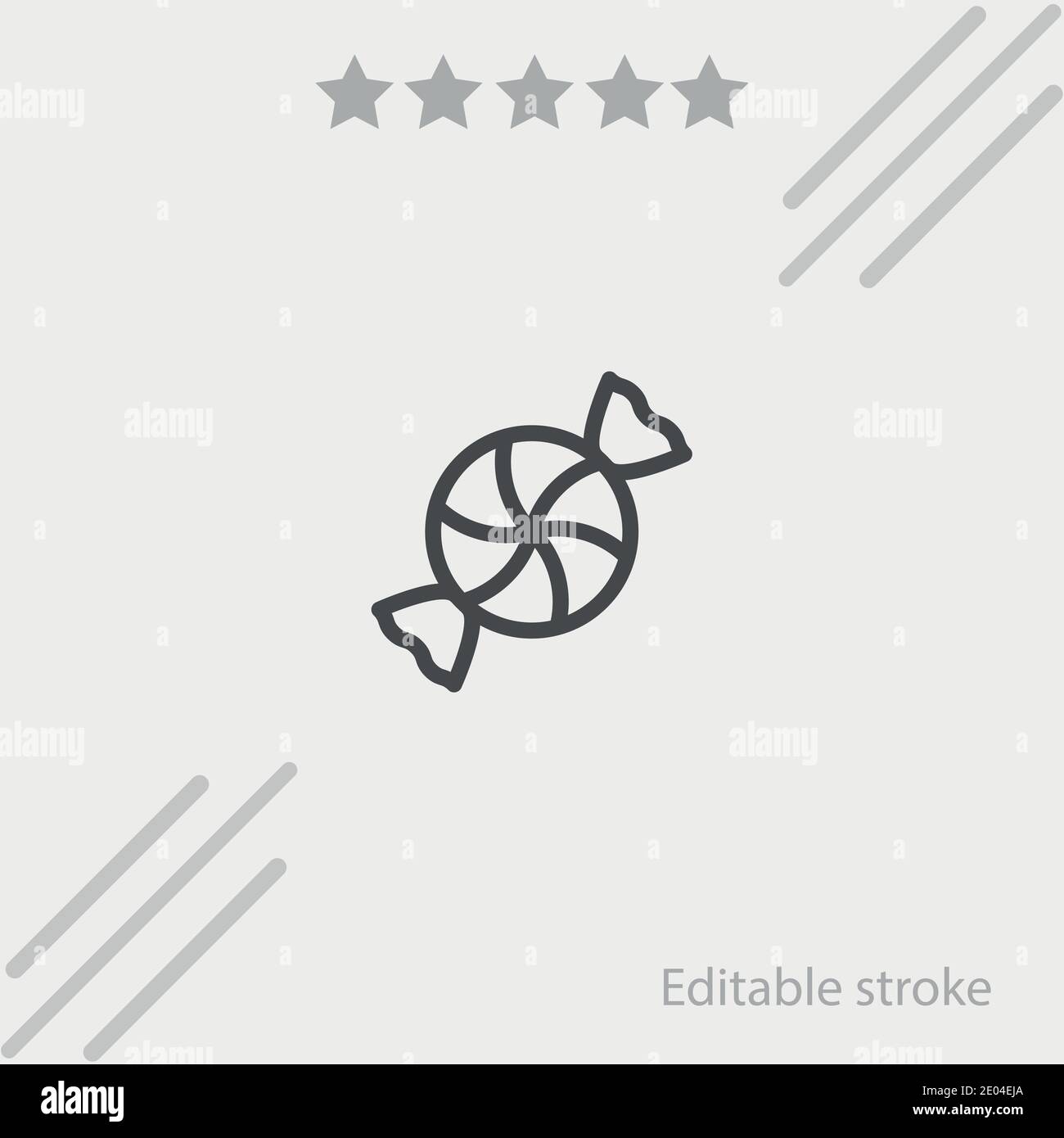 round candy vector icon modern simple vector illustration Stock Vector ...