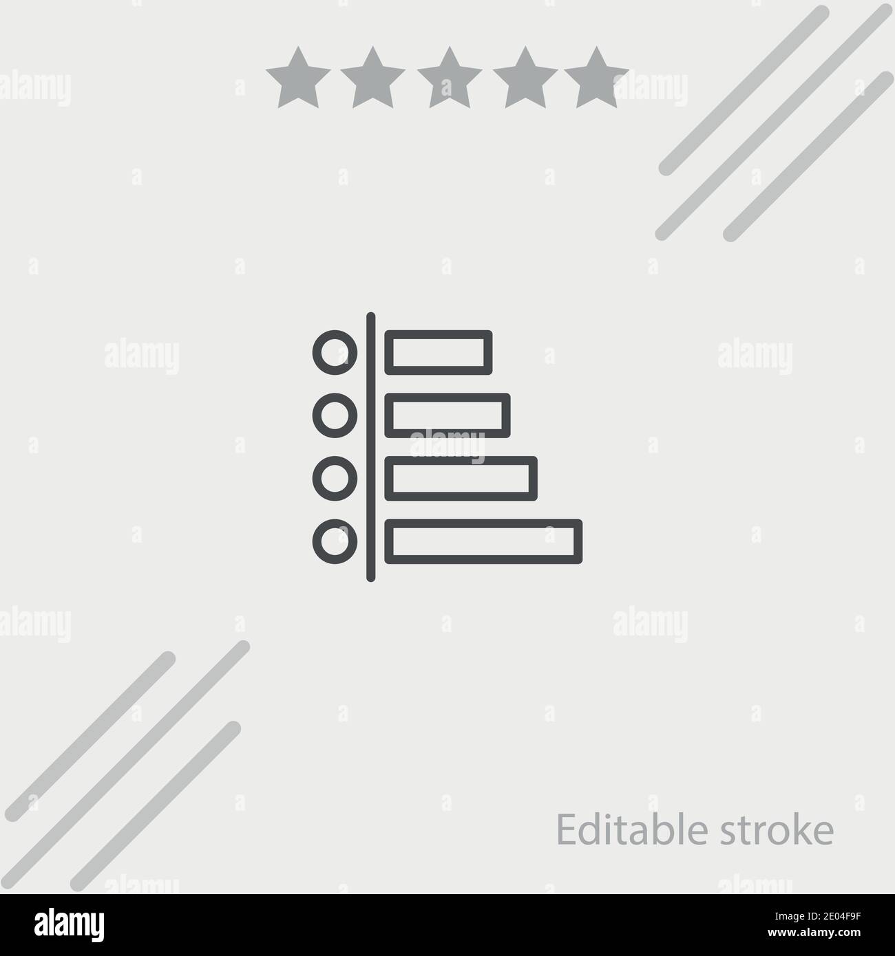 statistics vector icon modern simple vector illustration Stock Vector ...