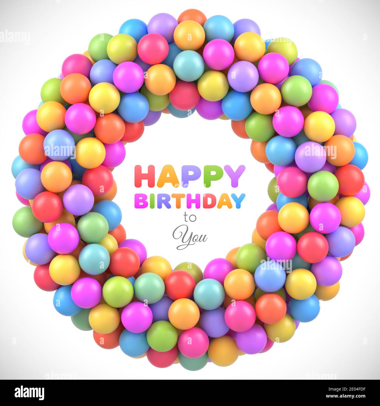 Colorful balls border Stock Vector Images - Alamy