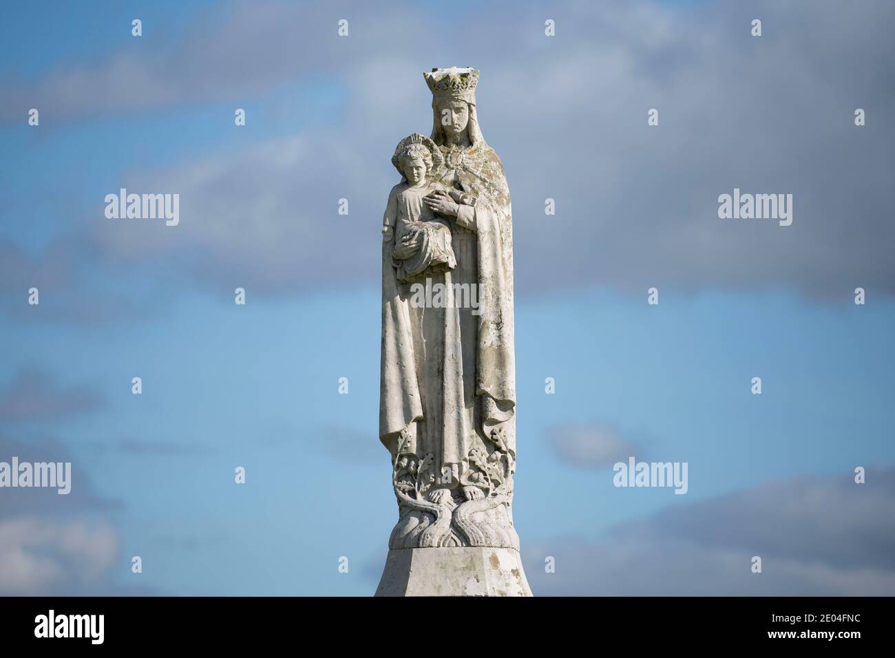 The Our Lady of Penrhys statue in Penrhys, Wales, UK Stock Photo - Alamy