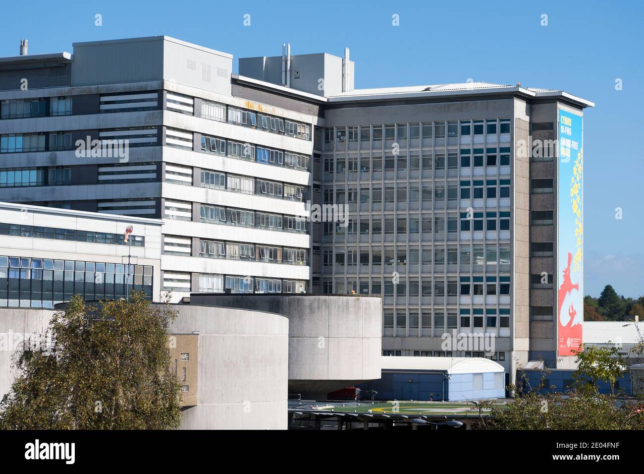 University Hospital Of Wales In Cardiff High Resolution Stock ...