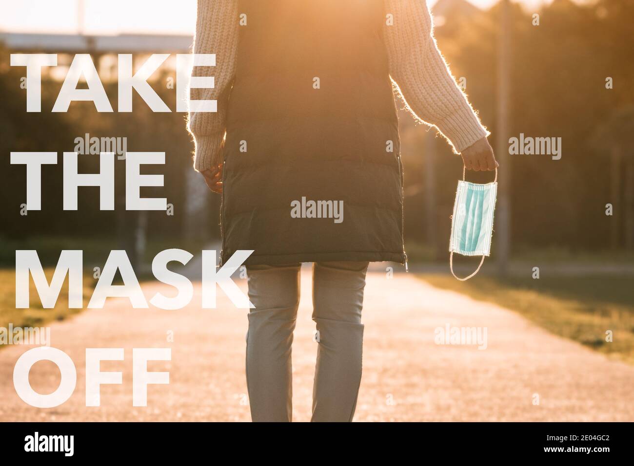 Take off the mask. Recovered from coronavirus. Coronavirus quarantine ...