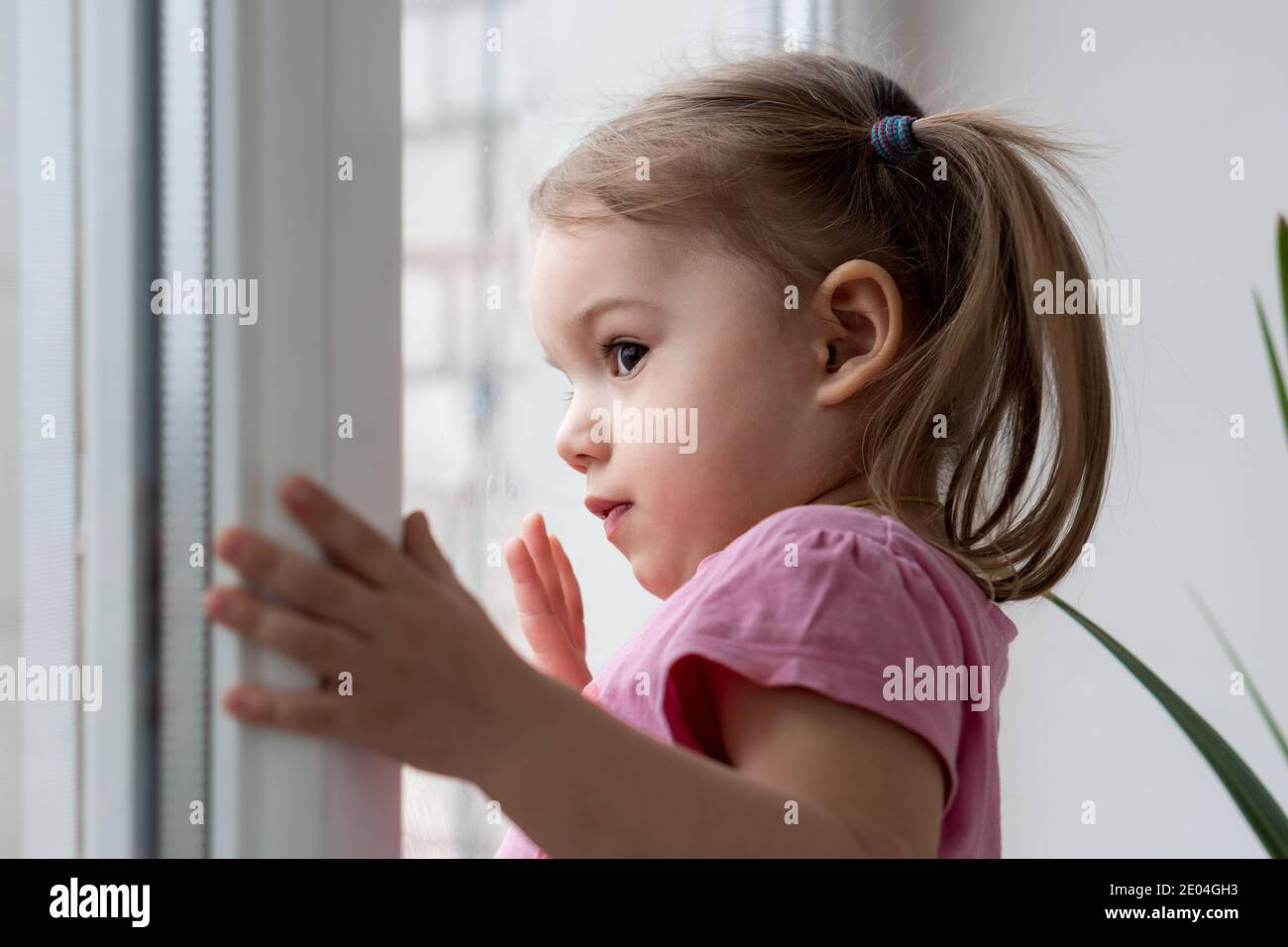 childhood, loneliness, isolation, sadness, hope concepts - One sad cute ...