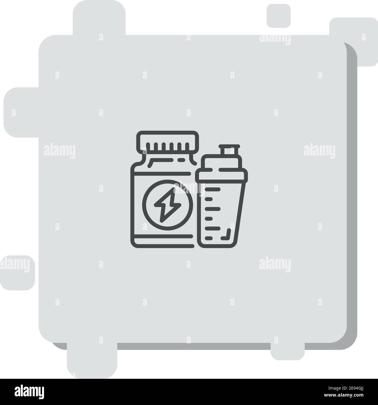 protein vector icon modern simple vector illustration Stock Vector ...