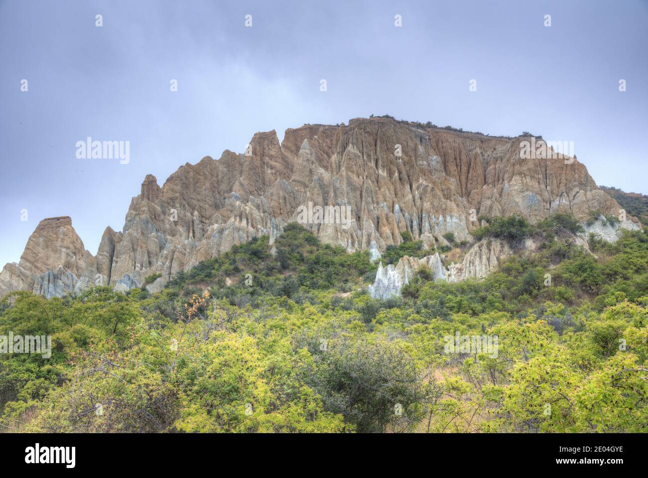 Clay cliffs Paritea in New Zealand Stock Photo - Alamy