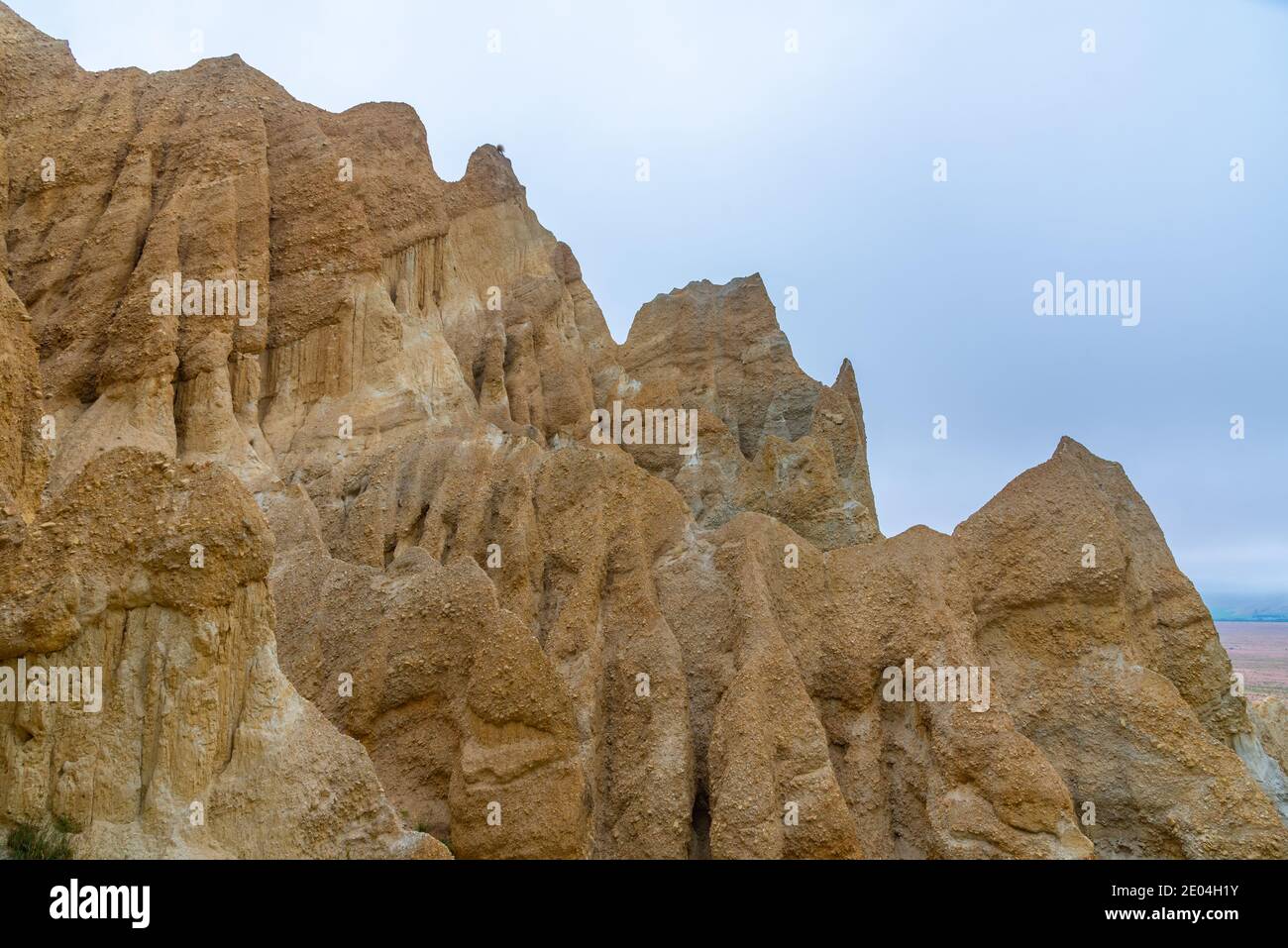 Clay cliffs Paritea in New Zealand Stock Photo - Alamy