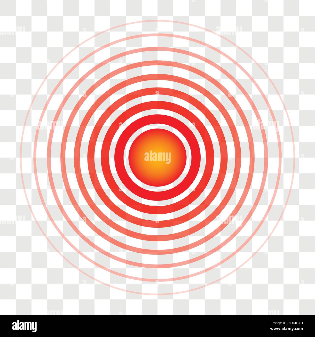 Pain circles red target Stock Vector Images - Alamy