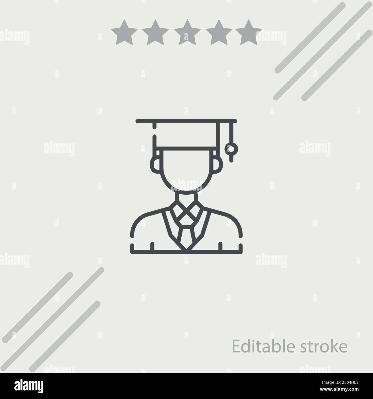 student vector icon modern simple vector illustration Stock Vector ...