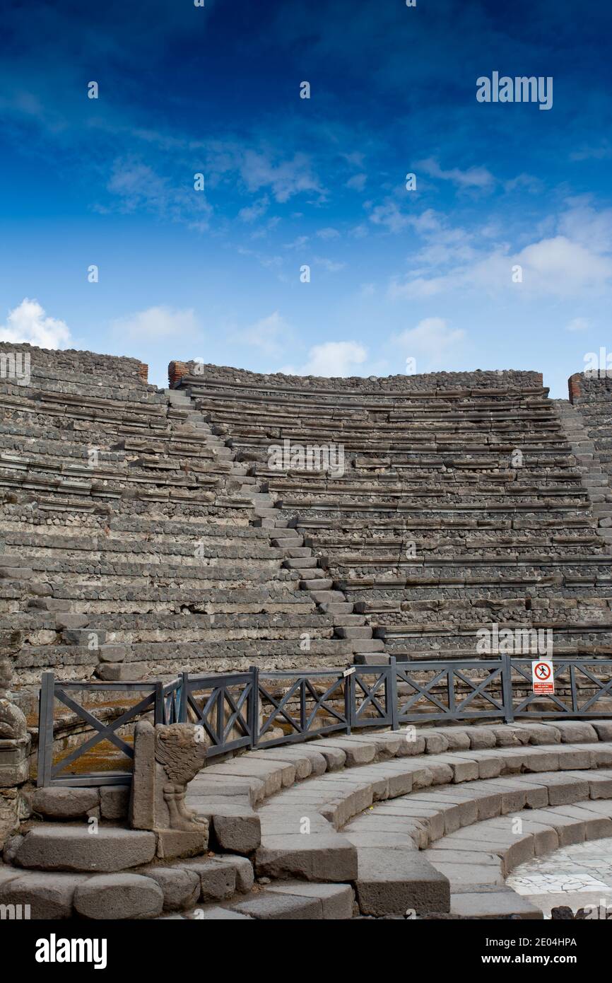Ancient ruin of Pompeii Colosseum Stock Photo - Alamy