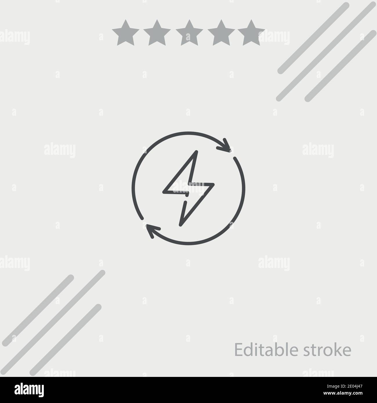 renewable energy vector icon modern simple vector illustration Stock ...