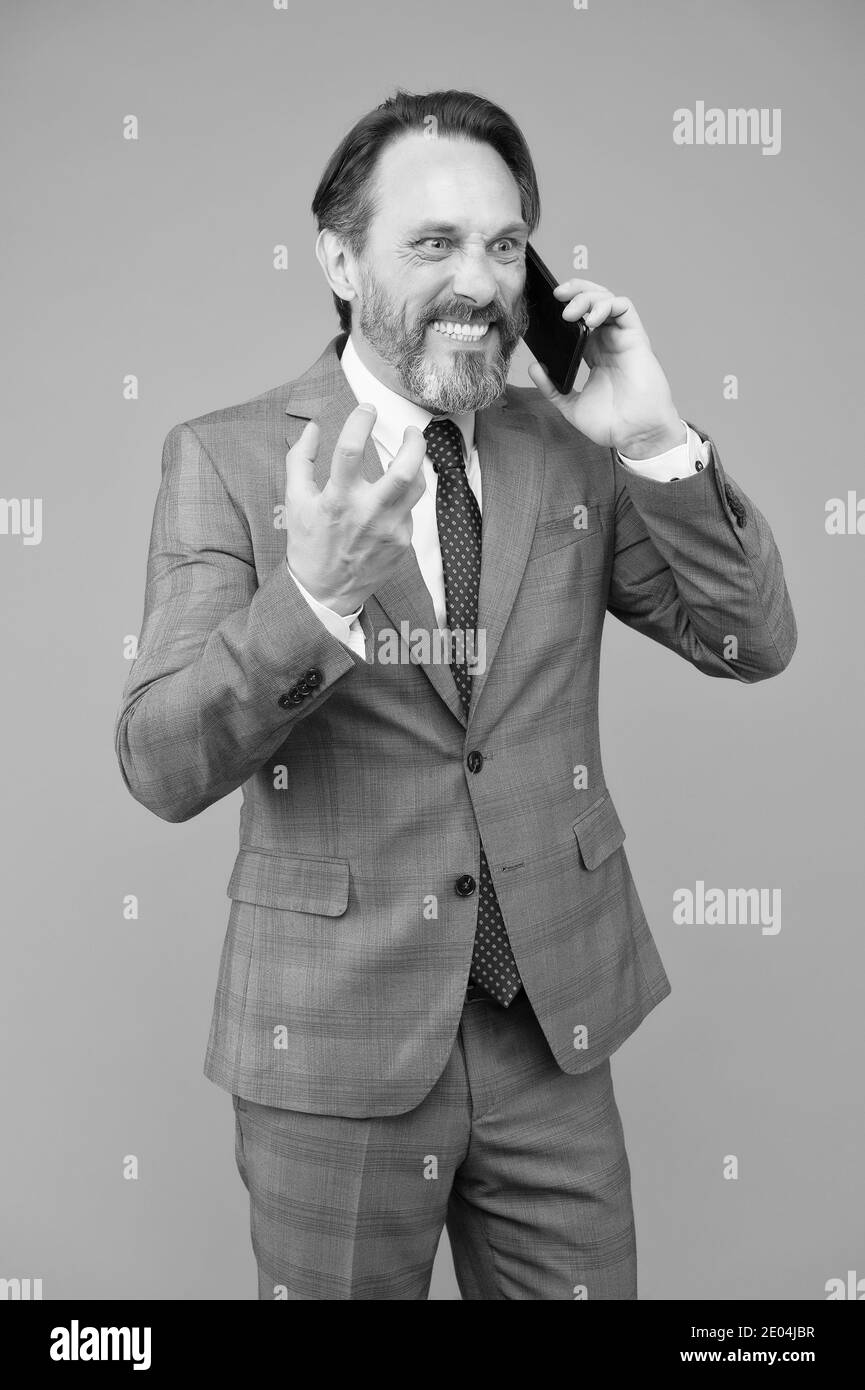 Aggressive talk Black and White Stock Photos & Images - Alamy