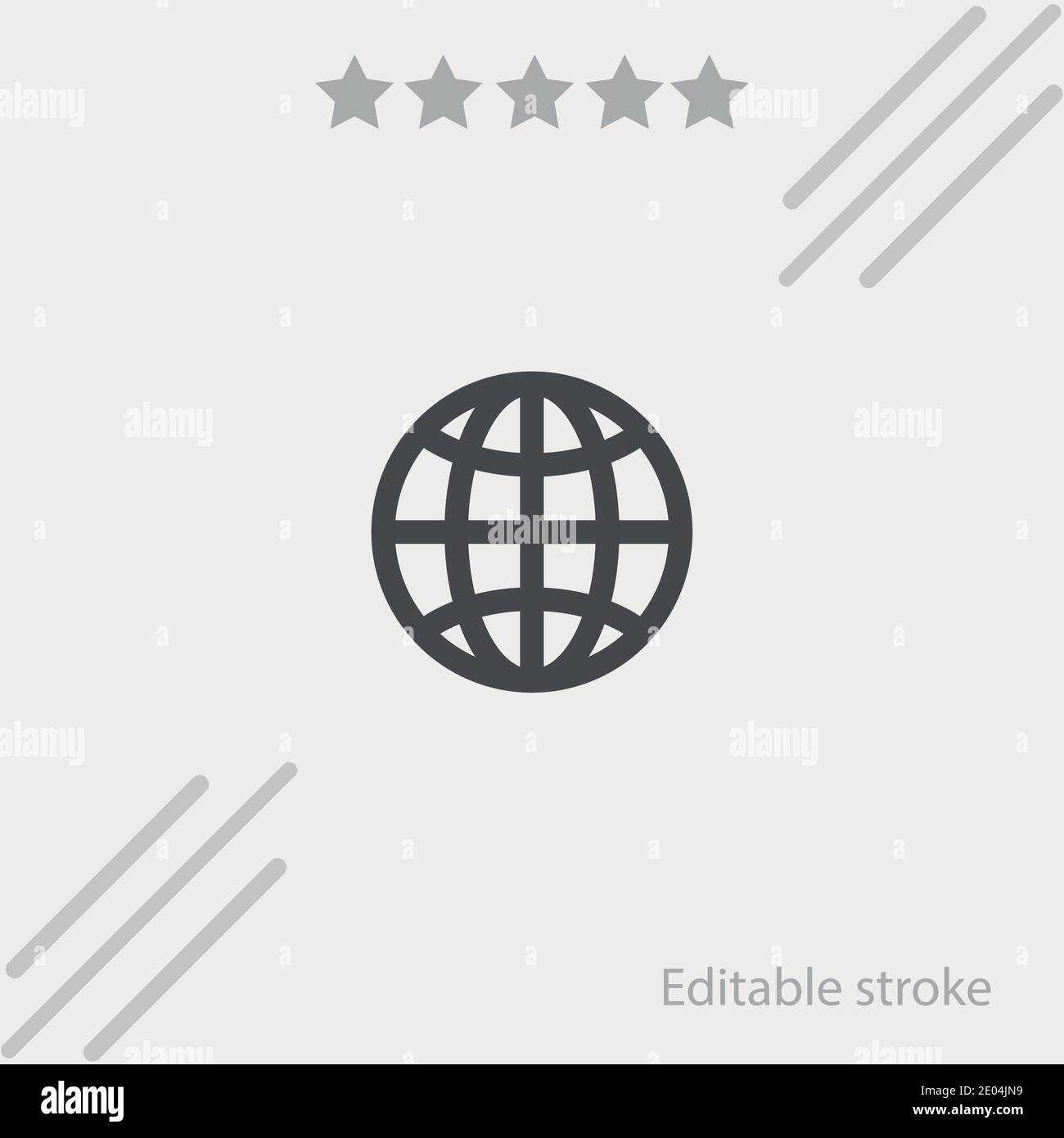 global grid vector icon modern simple vector illustration Stock Vector ...