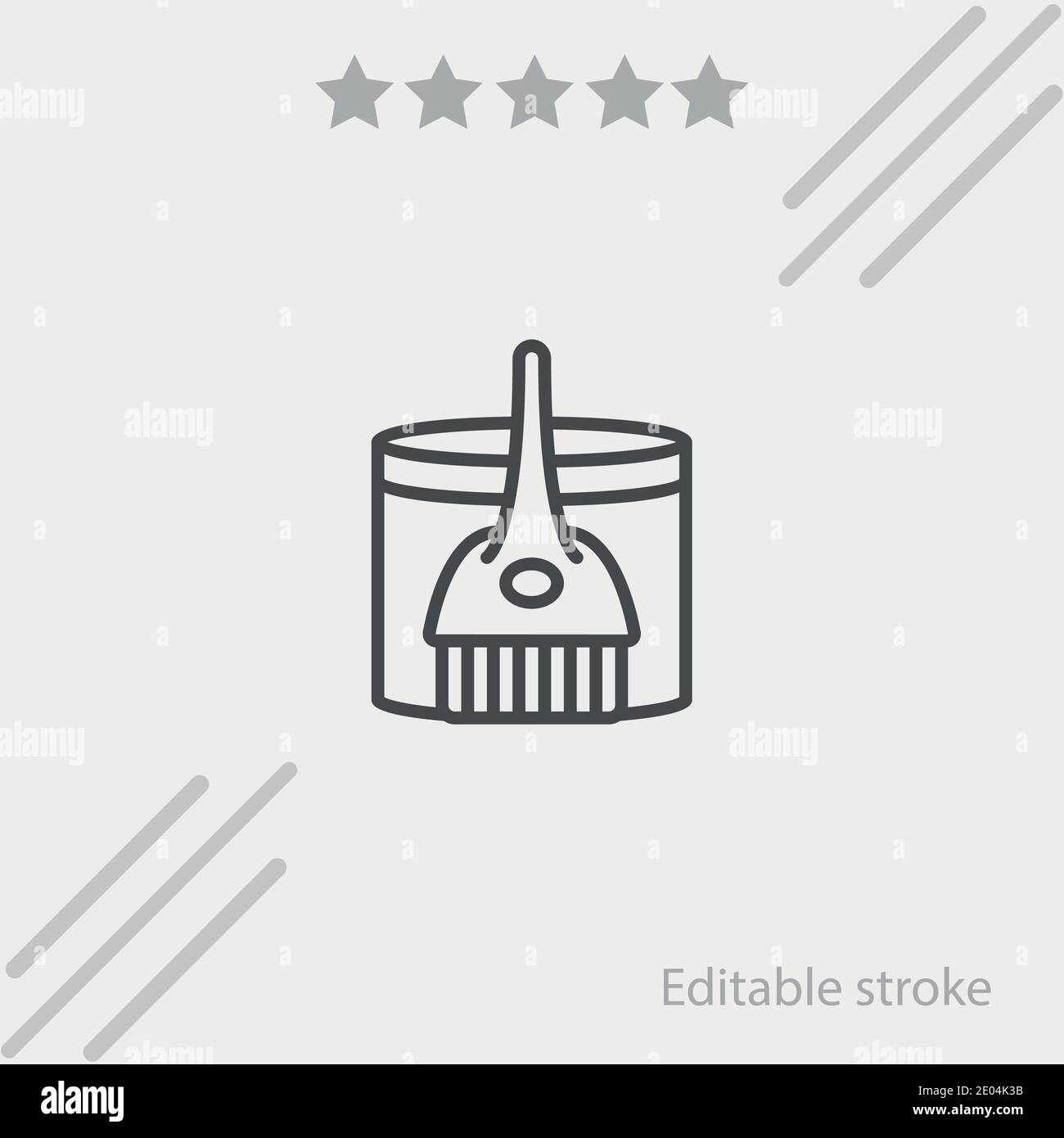 hair dye vector icon modern simple vector illustration Stock Vector ...