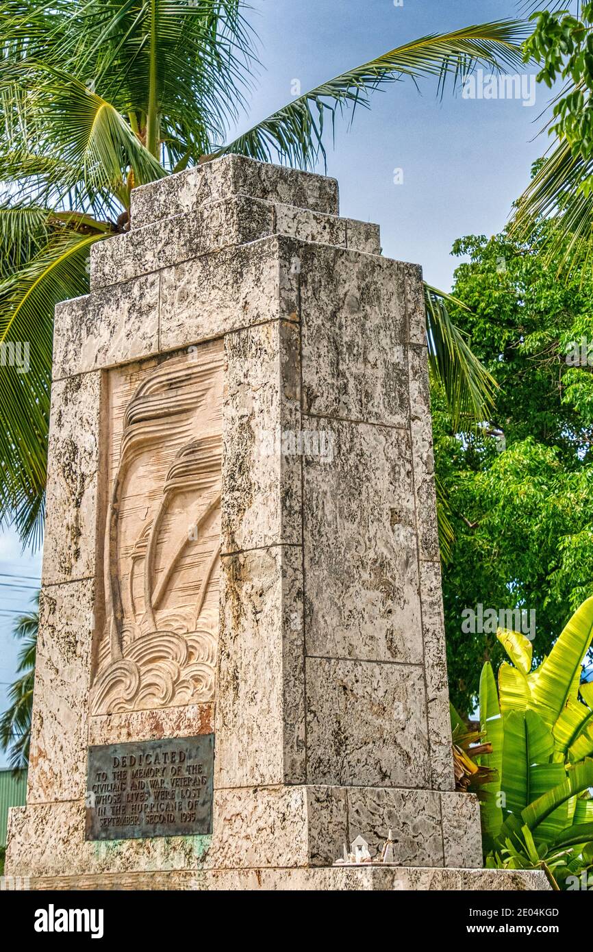 The Florida Keys Memorial to the victims of the Great Hurricane of 1935 ...
