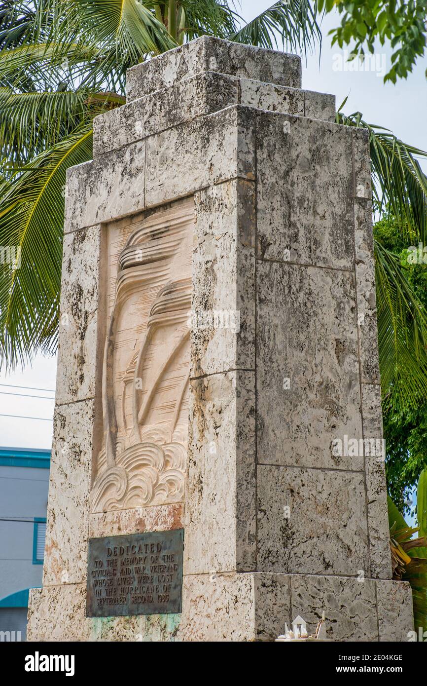 The Florida Keys Memorial to the victims of the Great Hurricane of 1935 ...