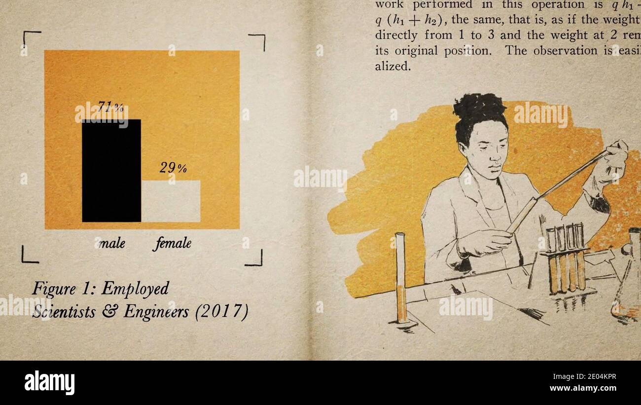 PICTURE A SCIENTIST, chart of employed scientists and engineers in 2017 ...
