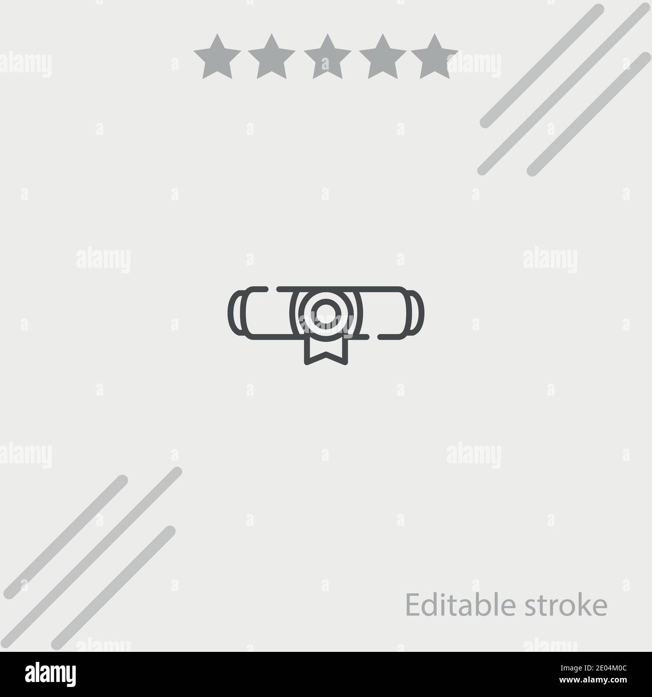 diploma vector icon modern simple vector illustration Stock Vector ...