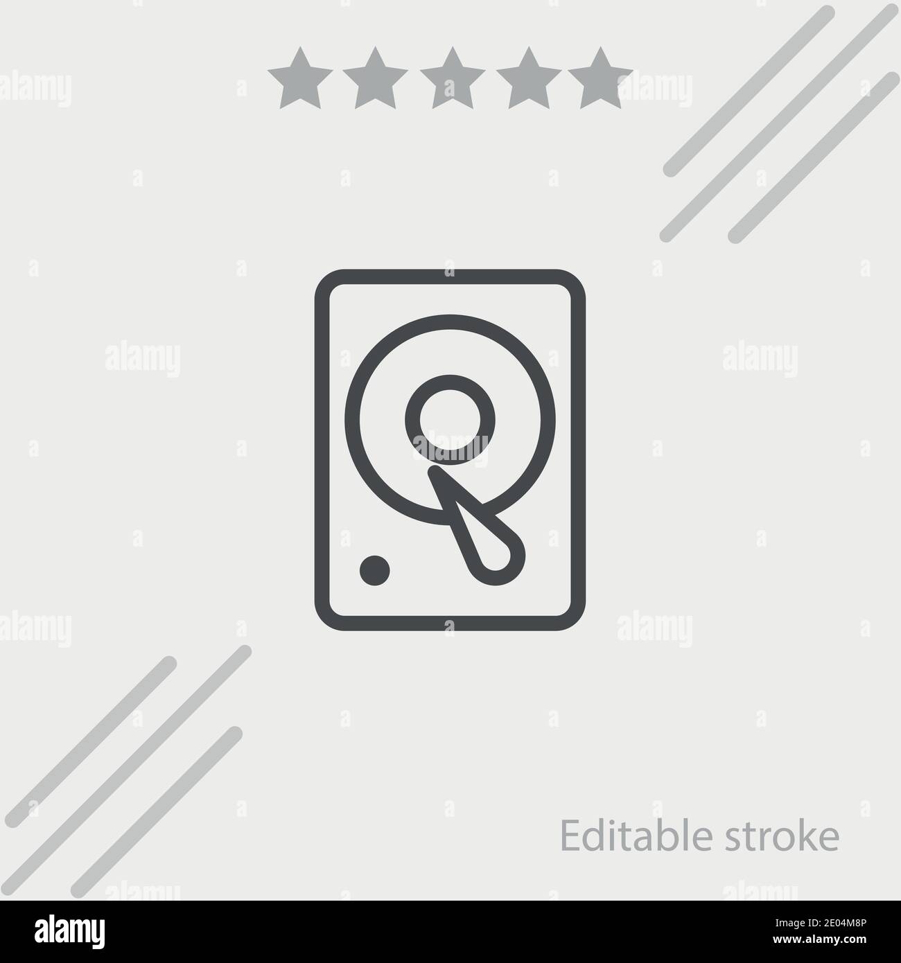 hard disk vector icon modern simple vector illustration Stock Vector ...