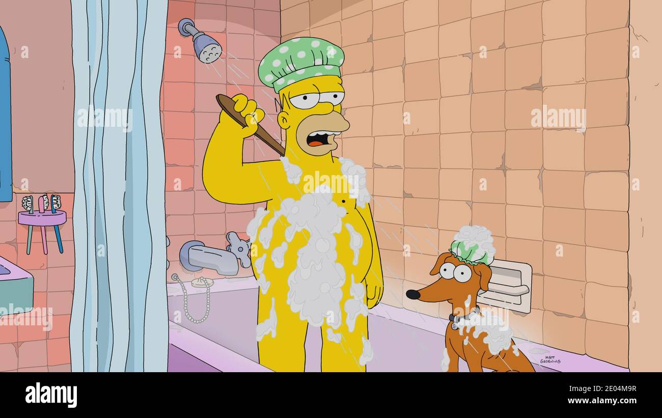 Santa's little helper simpsons hi-res stock photography and images - Alamy