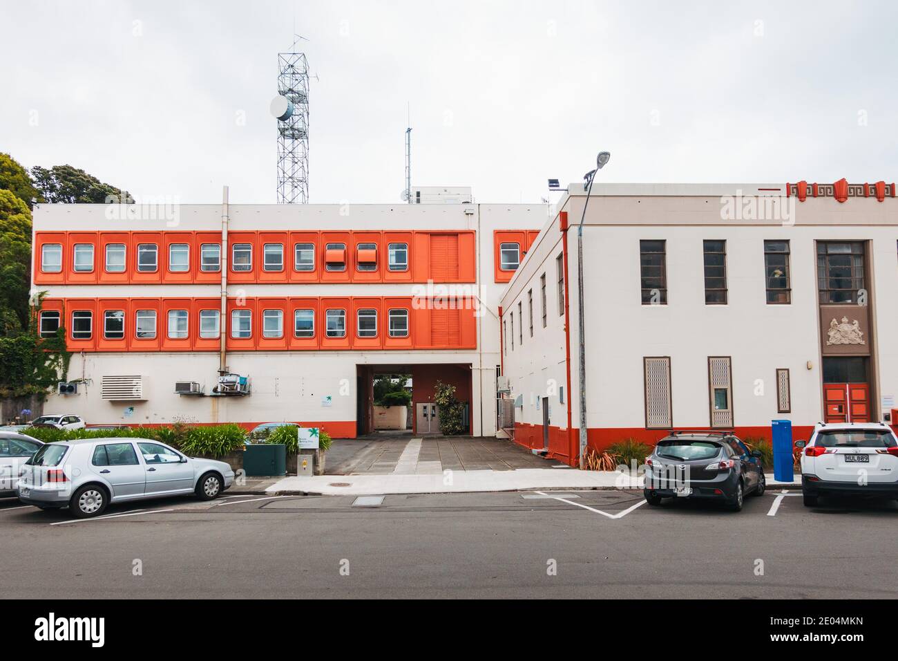 The Telephone Exchange building in Napier, New Zealand. Designed by JT ...