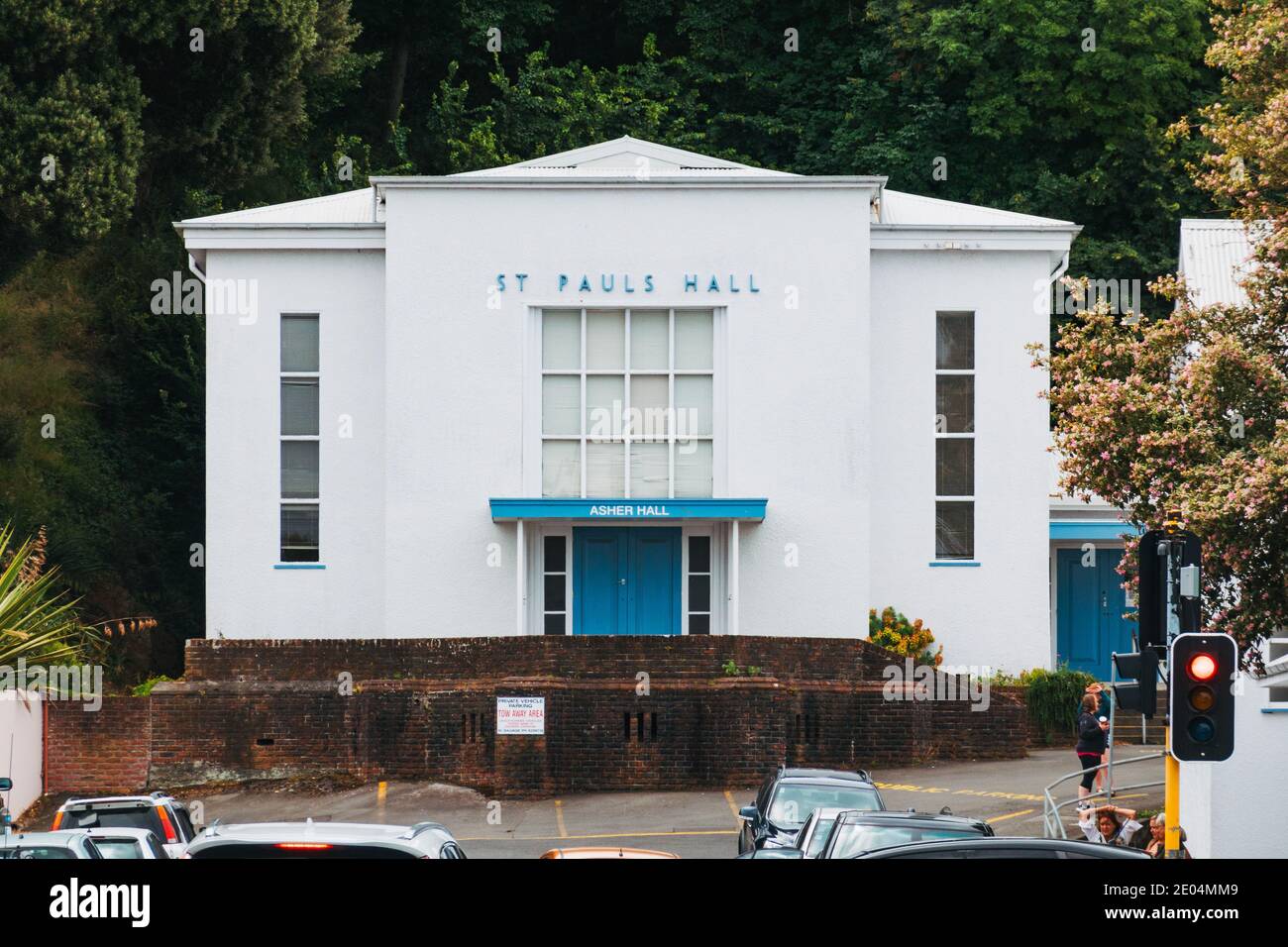 Asher Hall building on the grounds of St Paul's Hall, Napier, New ...