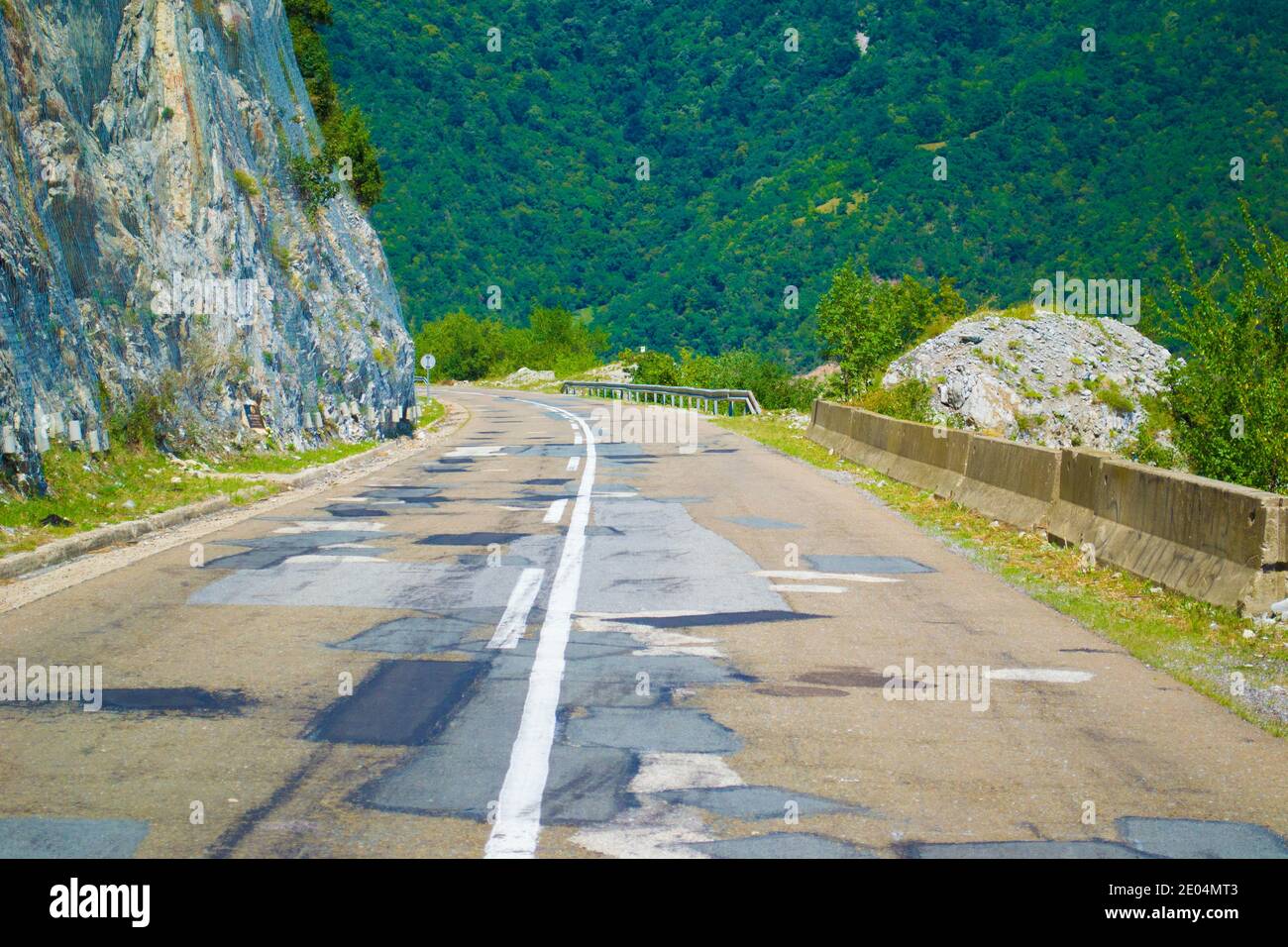 Asphalt patches on road hi-res stock photography and images - Alamy