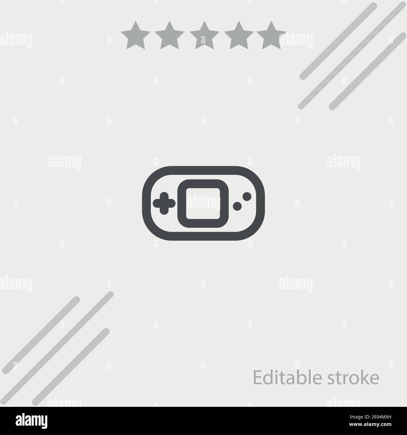 playing machine outline vector icon modern simple vector illustration ...