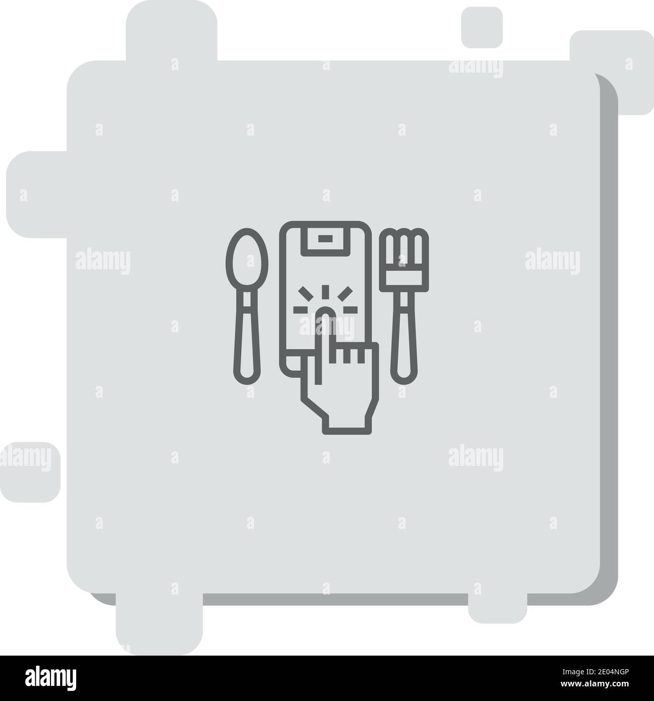 order food vector icon modern simple vector illustration Stock Vector ...