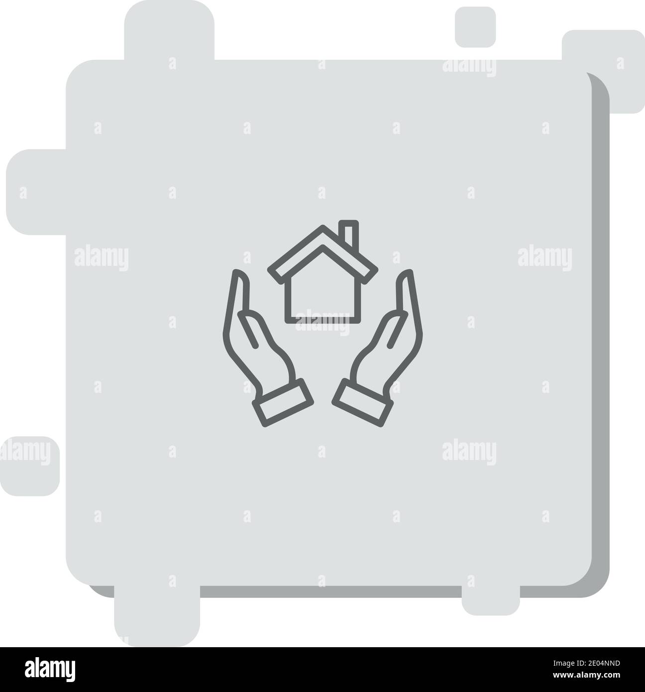 home insurance vector icon modern simple vector illustration Stock ...