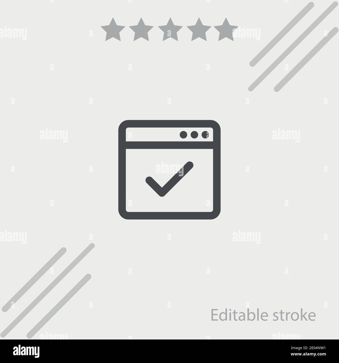 verification window button vector icon modern simple vector ...