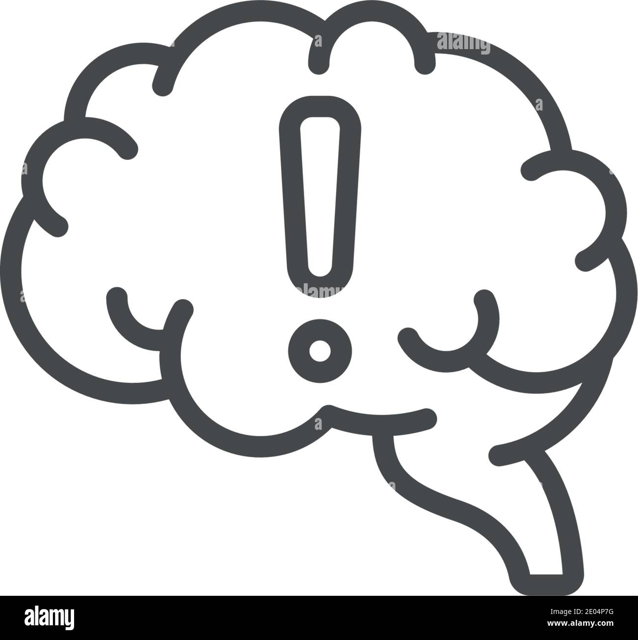 brain vector icon modern simple vector illustration Stock Vector Image ...
