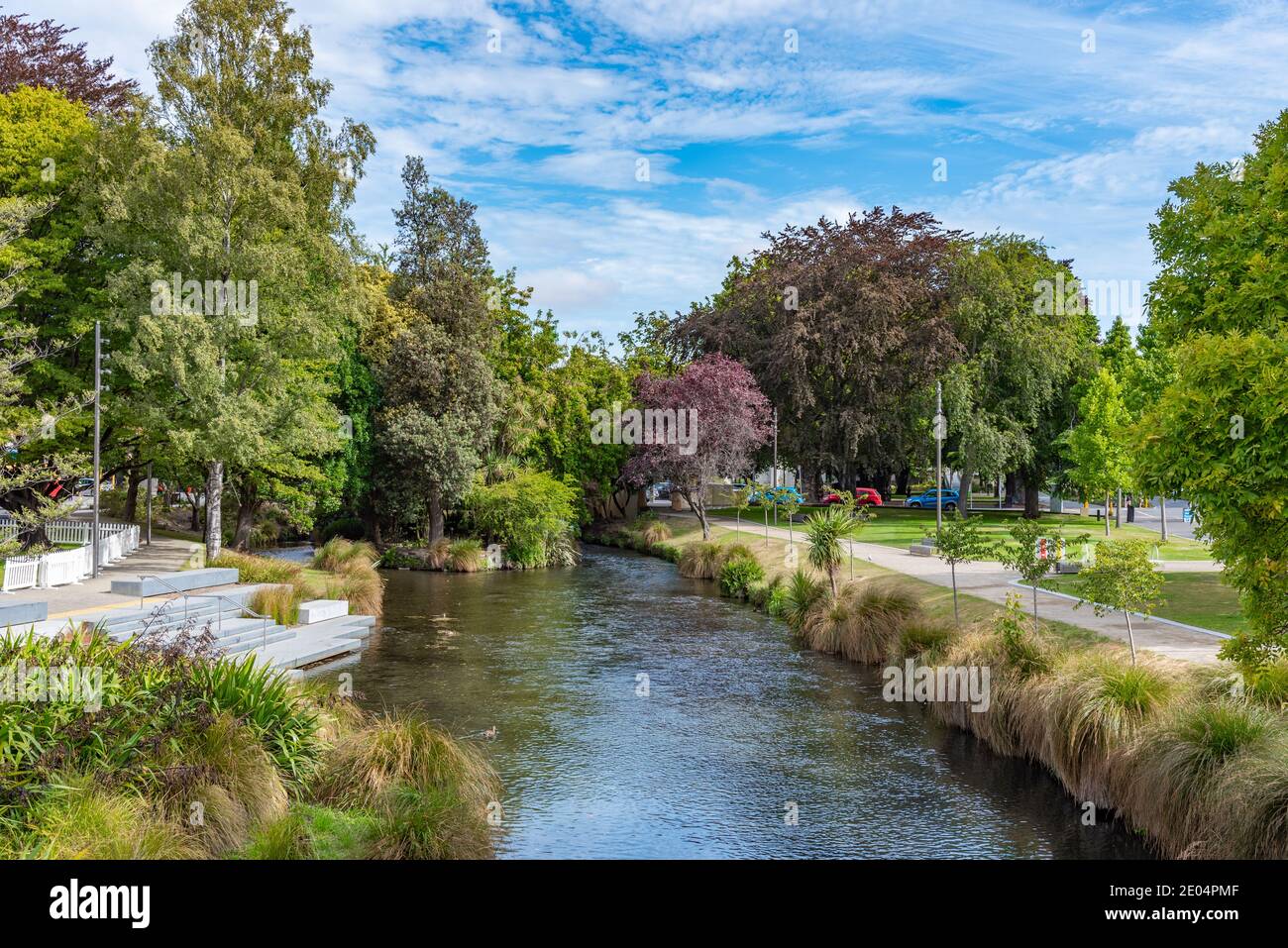 Christchurch avon park bridge hi-res stock photography and images - Alamy