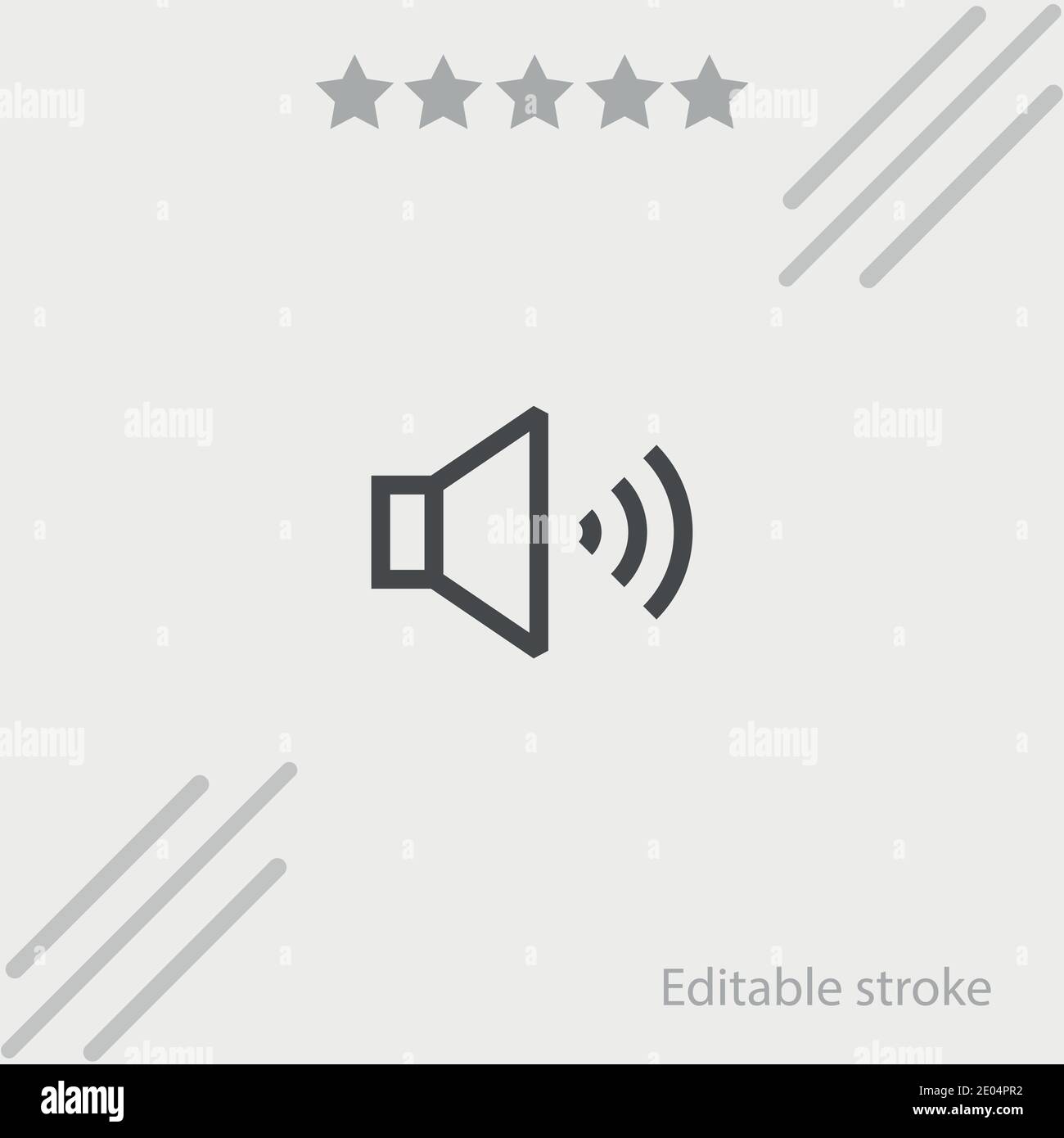 volume vector icon modern simple vector illustration Stock Vector Image ...