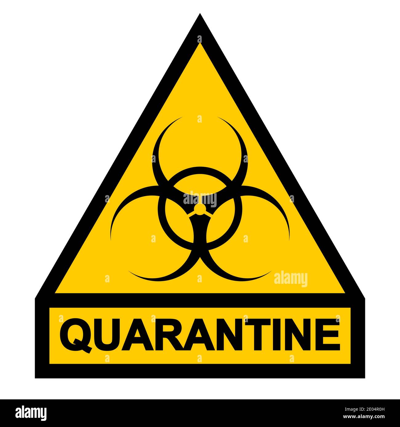 Sign dangerous zone in Cut Out Stock Images & Pictures - Alamy