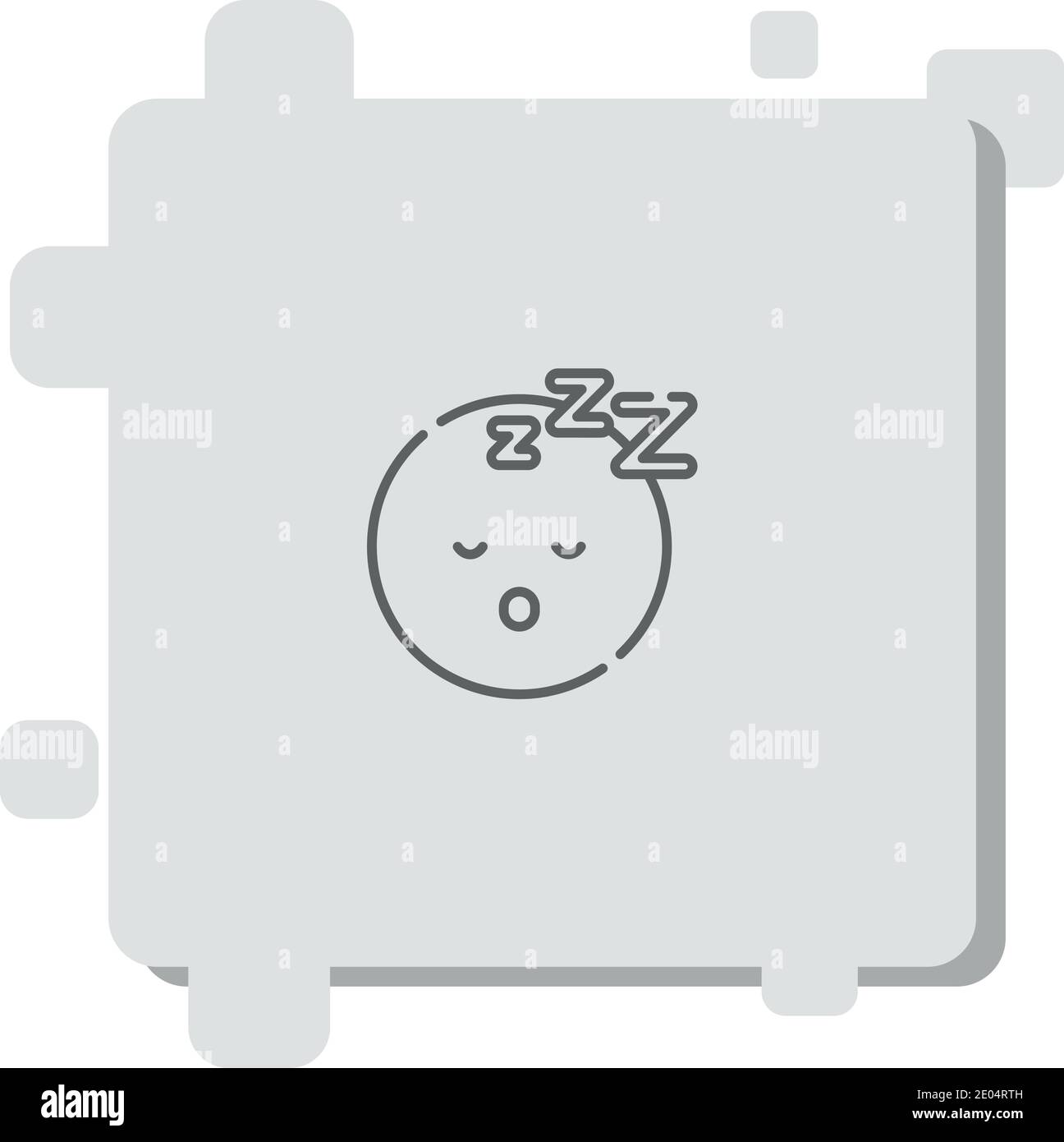 sleep vector icon modern simple vector illustration Stock Vector Image ...