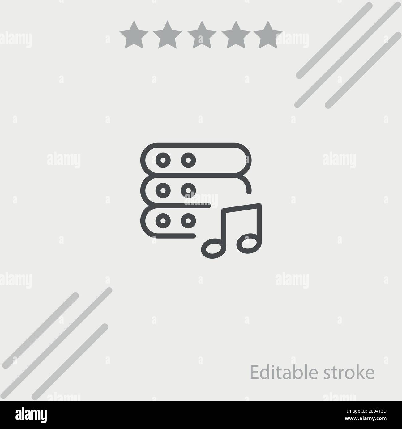 music vector icon modern simple vector illustration Stock Vector Image ...