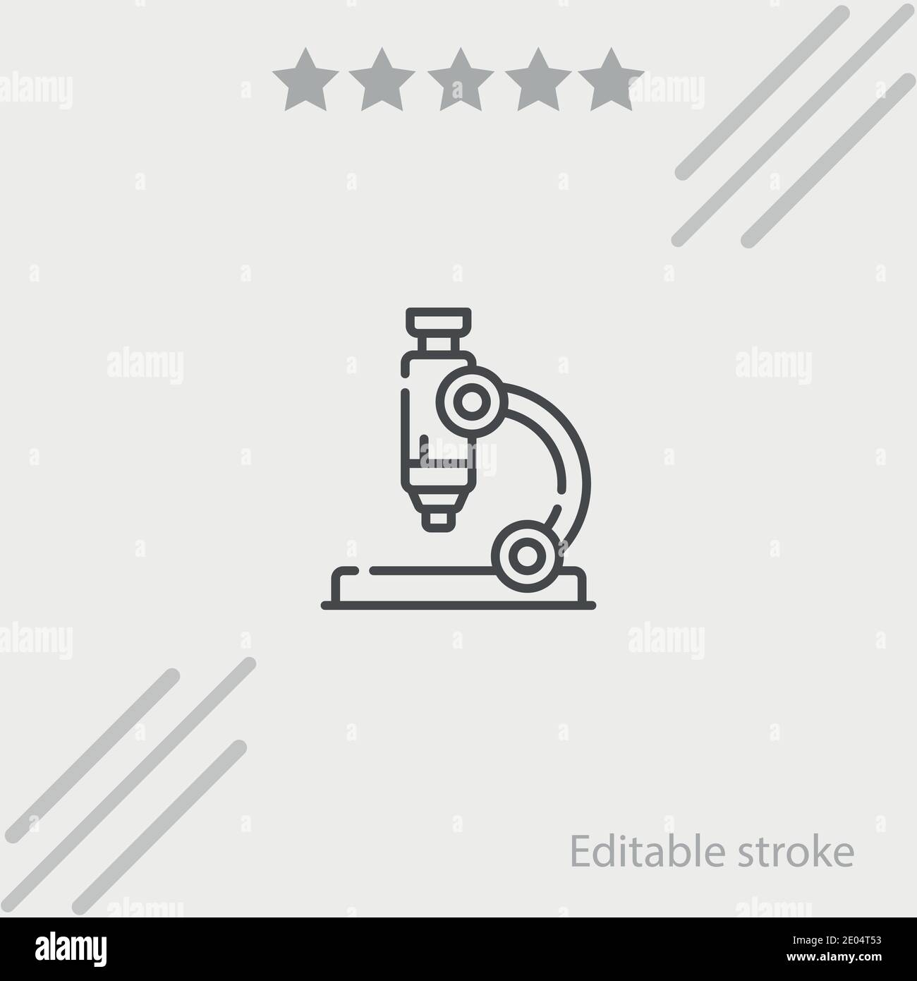 microscope vector icon modern simple vector illustration Stock Vector ...