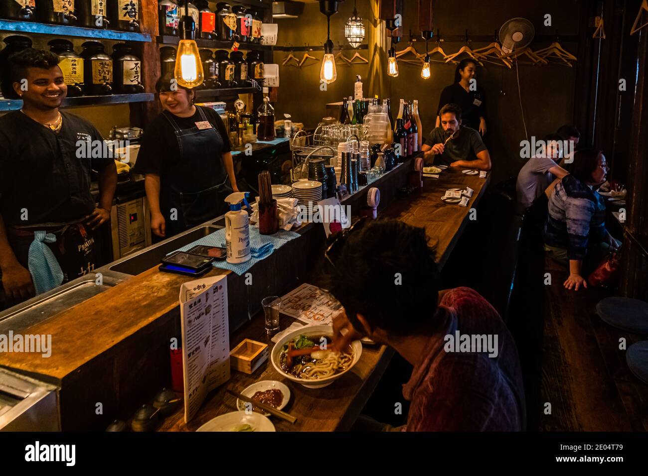 Japanese restaurant in Tokyo-Minato, Japan Stock Photo - Alamy