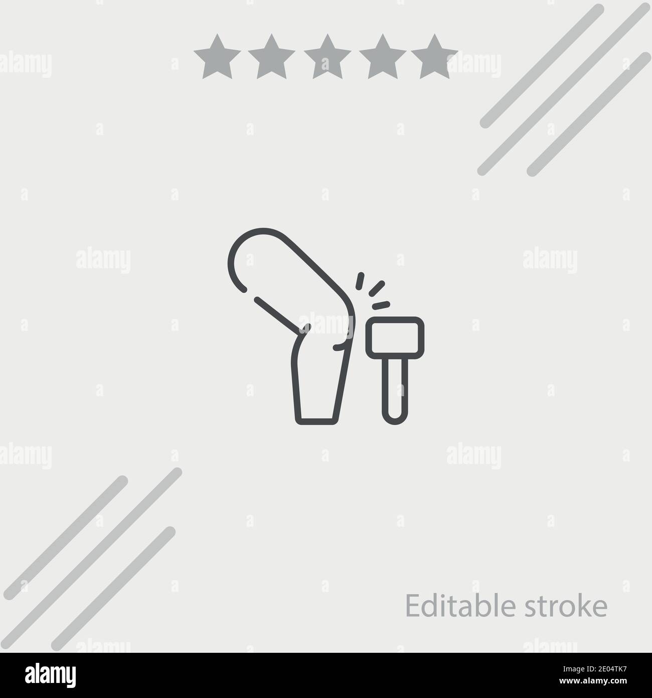 knee vector icon modern simple vector illustration Stock Vector Image ...