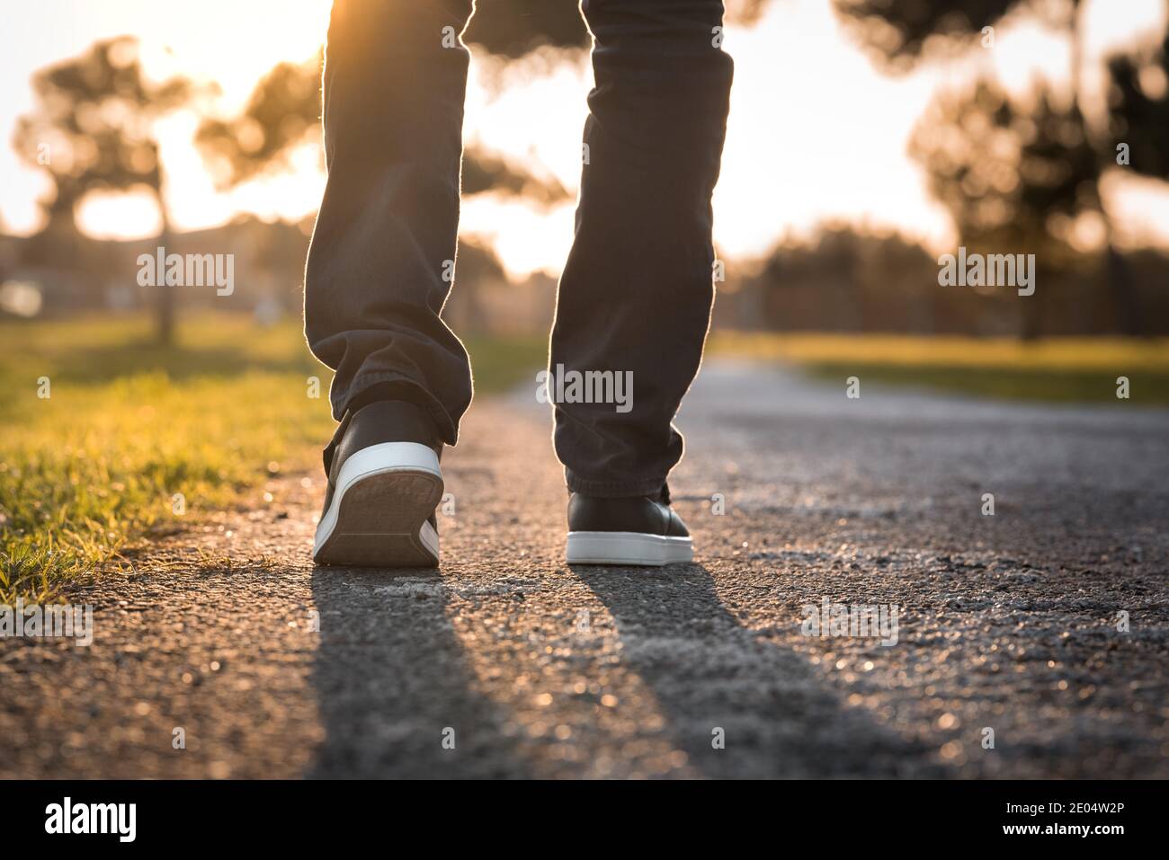 Taking a step walking hi-res stock photography and images - Alamy