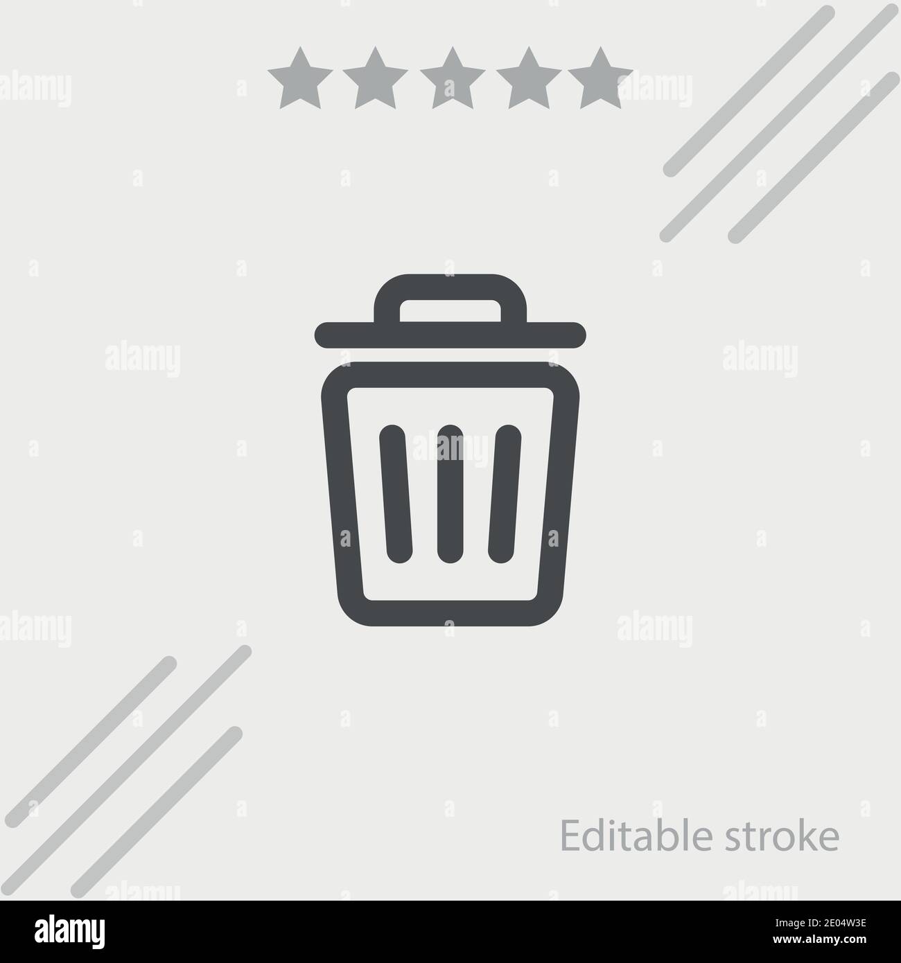 recycle bin vector icon modern simple vector illustration Stock Vector ...