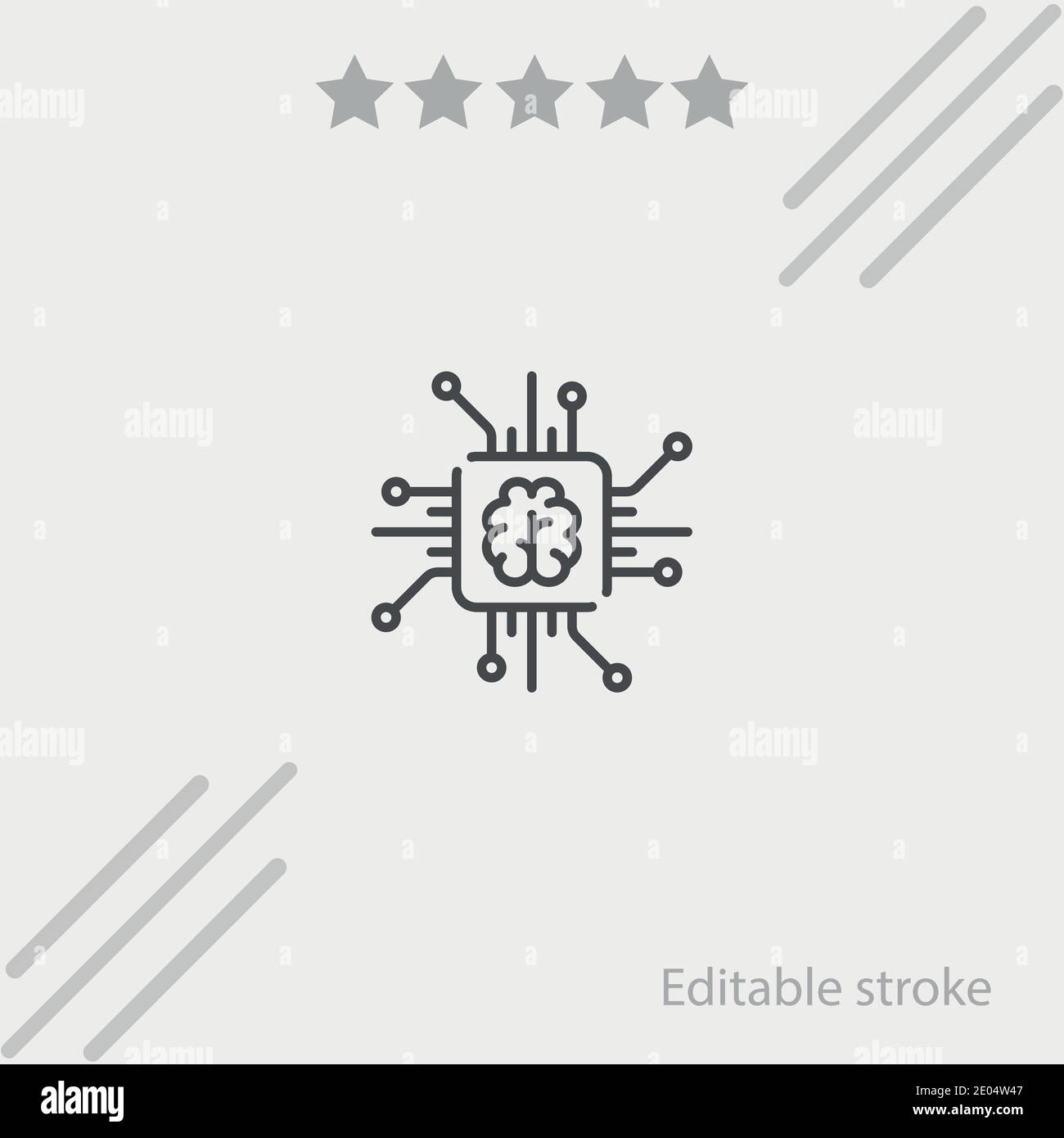 chip vector icon modern simple vector illustration Stock Vector Image ...