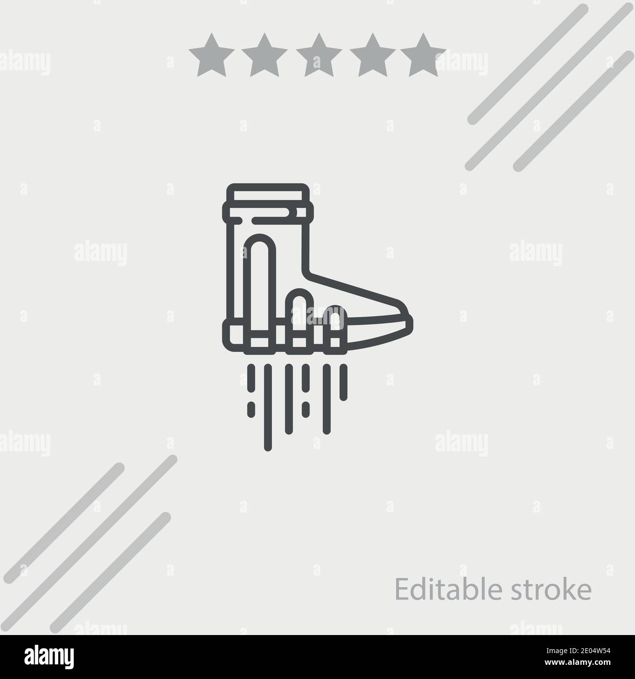 flying shoes vector icon modern simple vector illustration Stock Vector ...