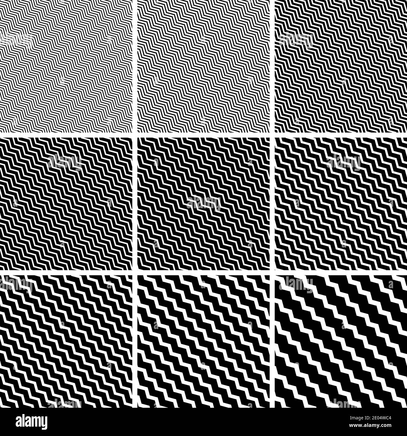 diagonal zigzag stripes line pattern, vector network patterns with ...