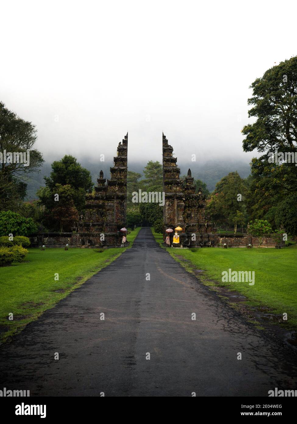 Famous traditional balinese gate to heaven at Handara Bedugul Bali in ...