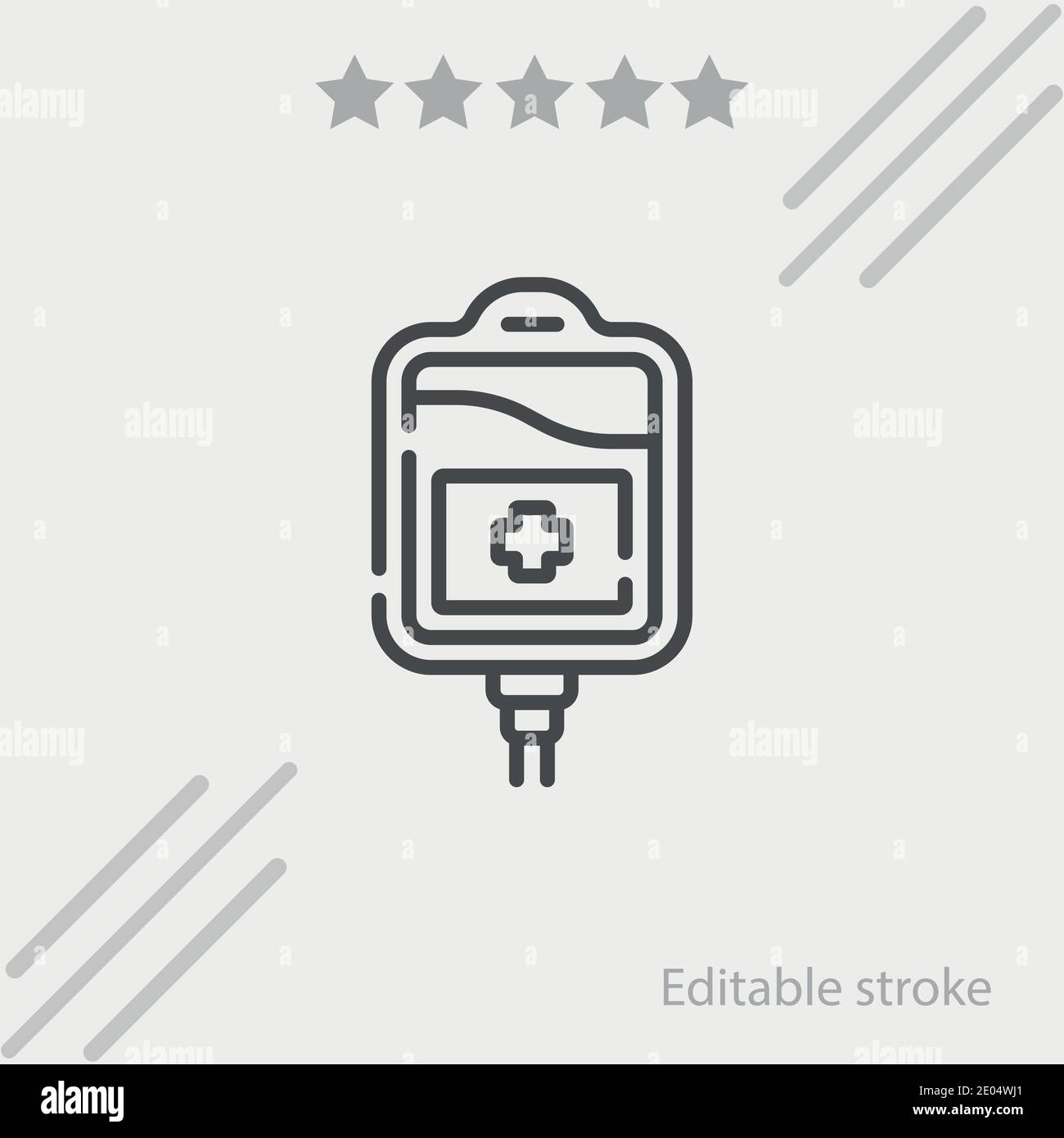 blood bag vector icon modern simple vector illustration Stock Vector ...